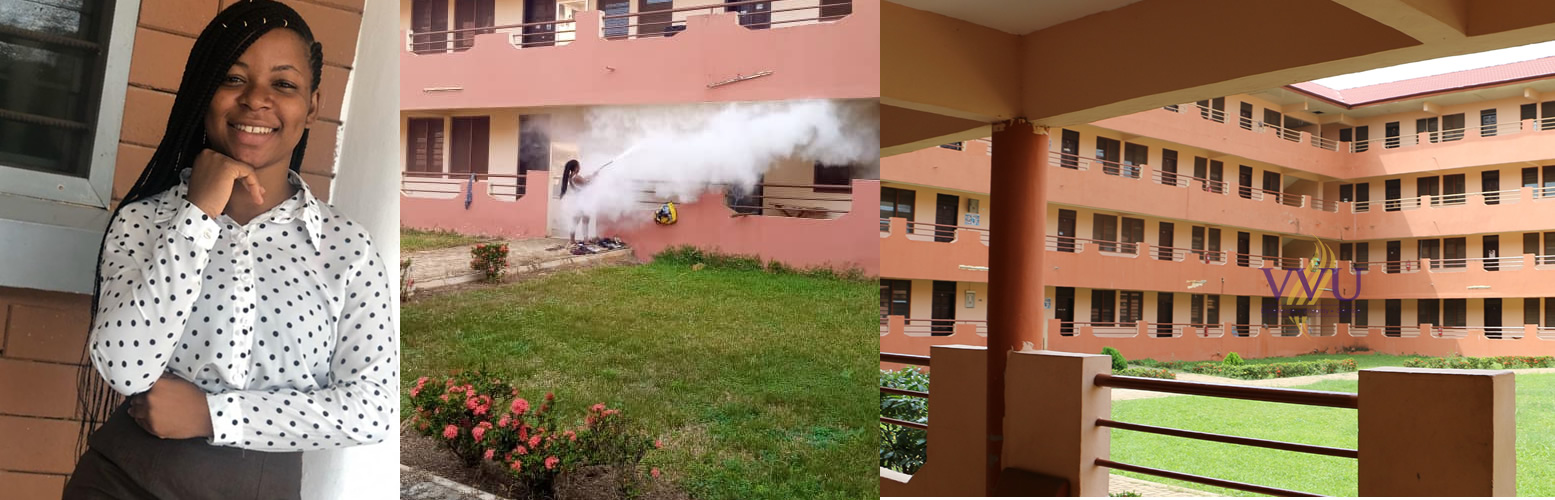 An Act of Bravery - Diane Yeboah quenches fire at E. G. White Hall