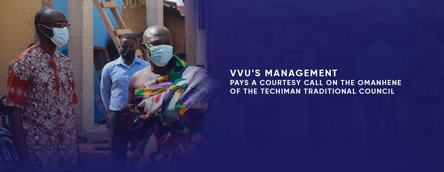 The Vice-Chancellor Pays a Courtesy Call on Omanhene of the Techiman ...