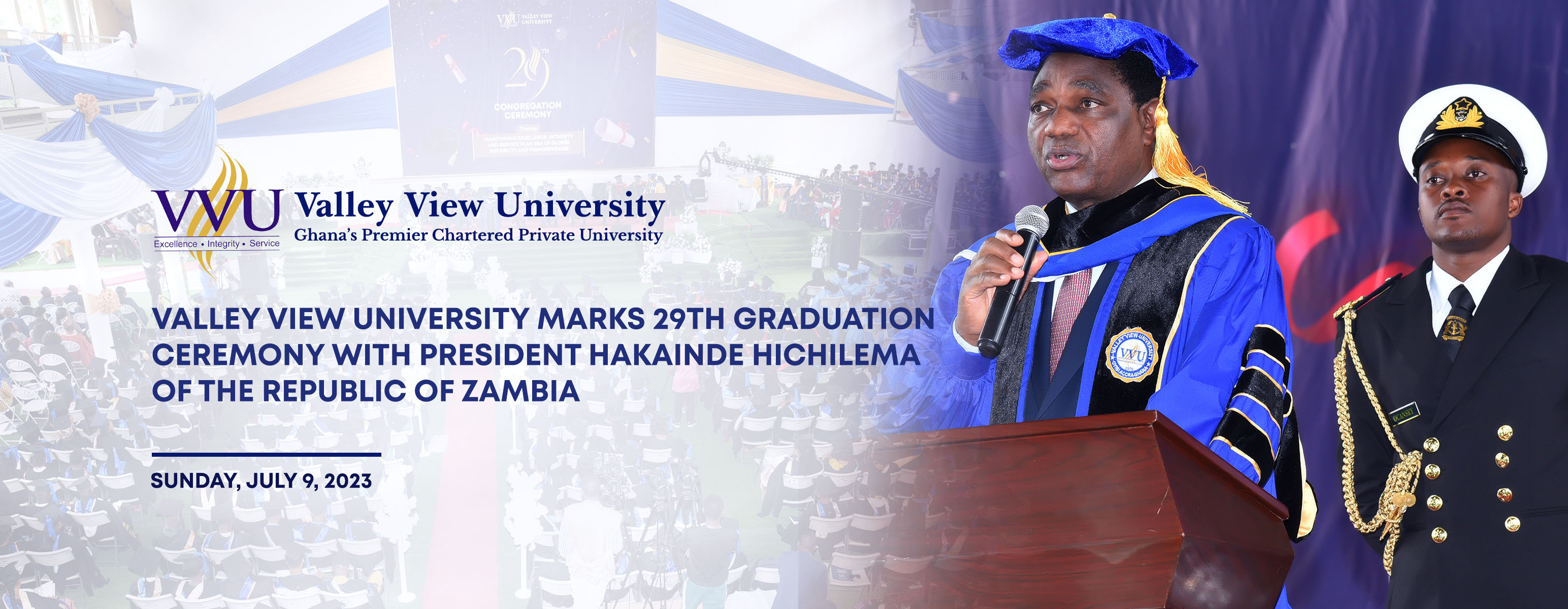 Valley View University Marks 29th Graduation Ceremony with President ...