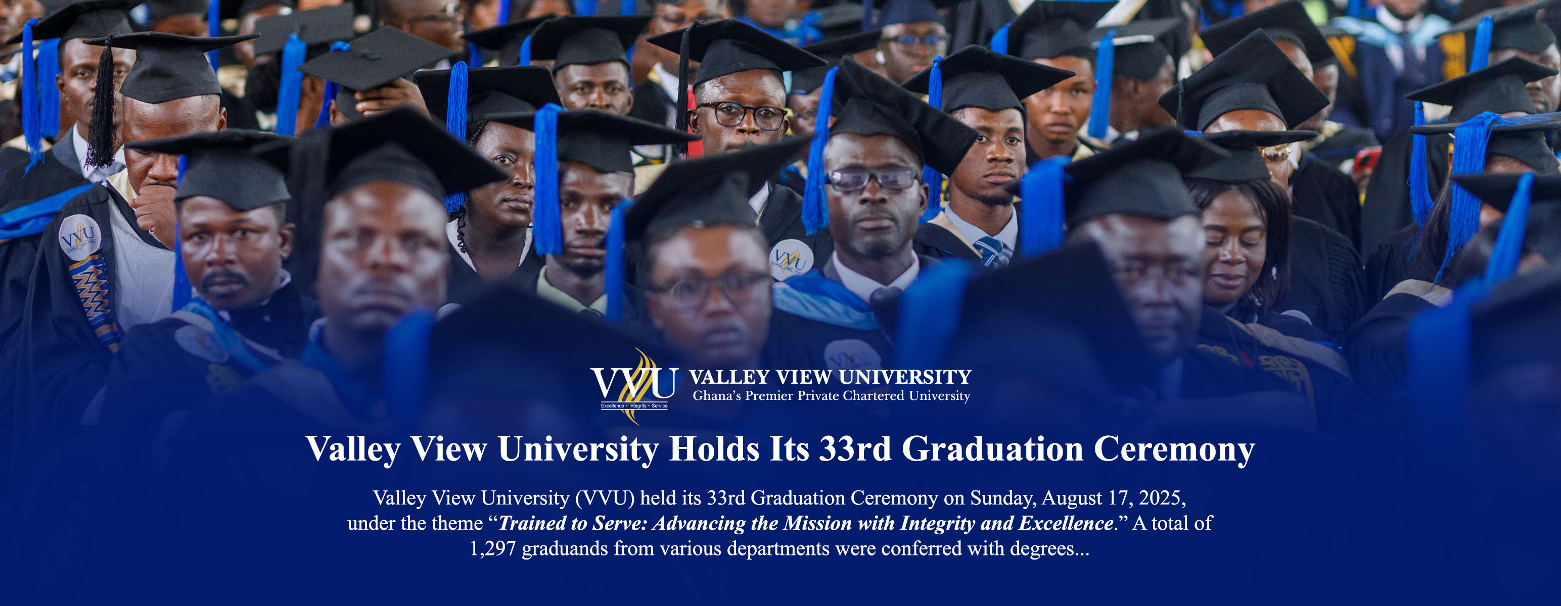 Valley View University Holds Its 33rd Graduation Ceremony