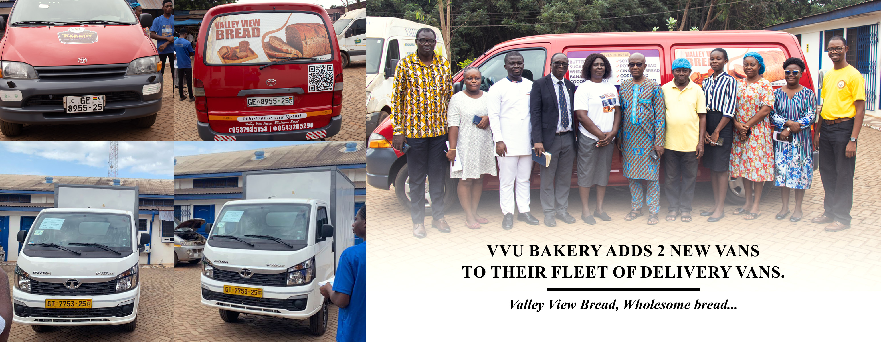 VVU Bakery added 2 new Vans to their fleet of delivery vans